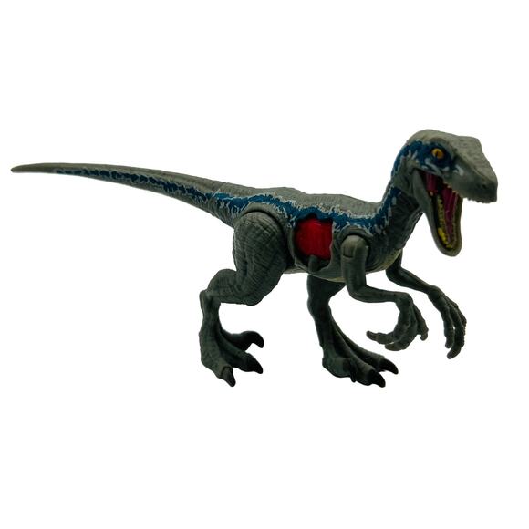Mattel | Toys | Jurassic World Blue Velociraptor Battle Damage Raptor ...